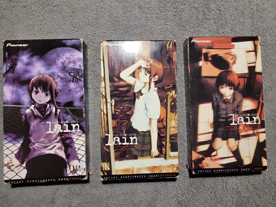 Serial Experiments Lain 1-3 Lot (VHS, Pioneer) Anime Subtitled Navi ...