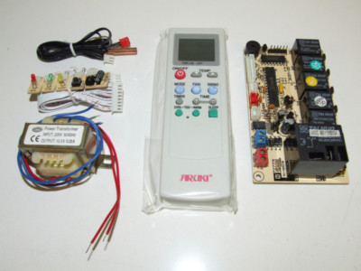 UNIVERSAL AIR CONDITIONING REMOTE CONTROL & PCB BOARD KIT QD-U03C QD ...