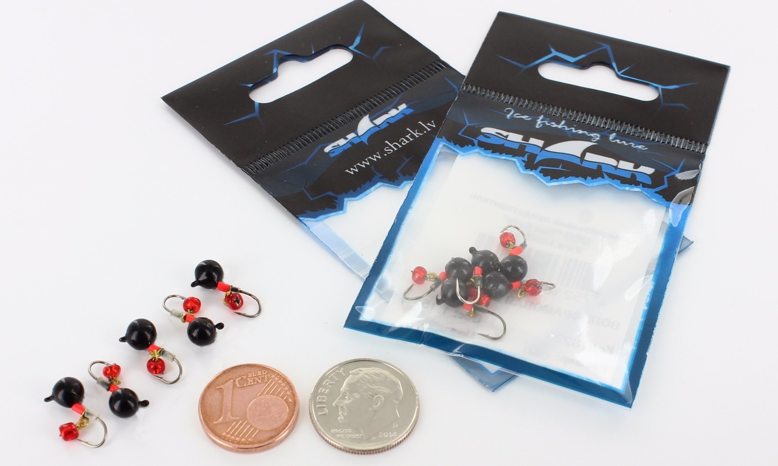 Tungsten Ice Fishing Jigs - Marmooska Winter Jig Heads (Hook #14 ...