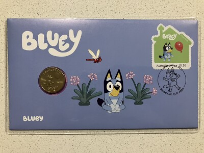 BLUEY PNC POSTAL NUMISMATIC COVER 2024 NEW FREE POST AUSTRALIA WIDE ...