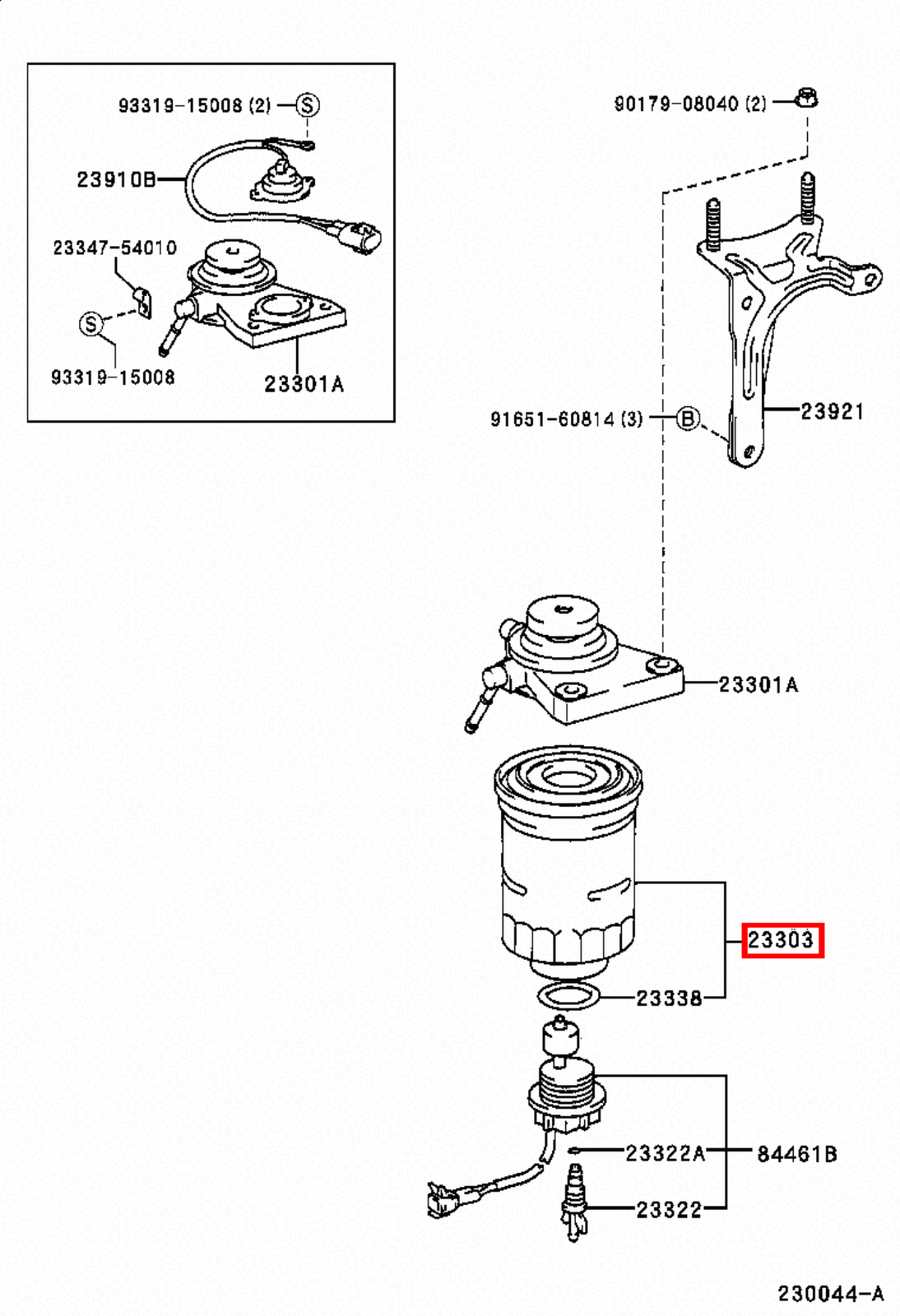 Genuine Hilux Surf LN130 KZN185 KZN130 LandCruiser BJ60 1KZ 2L 3B Fuel ...
