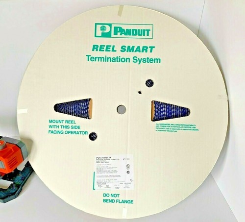 PANDUIT PV14-10RB-3K TAPE REEL OF 3000 RING TERMINAL CONNECTOR (BLUE ...