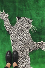 Indian Modern New Zealand Wool Hand Tufted Leopard Runner Rug Carpet | eBay