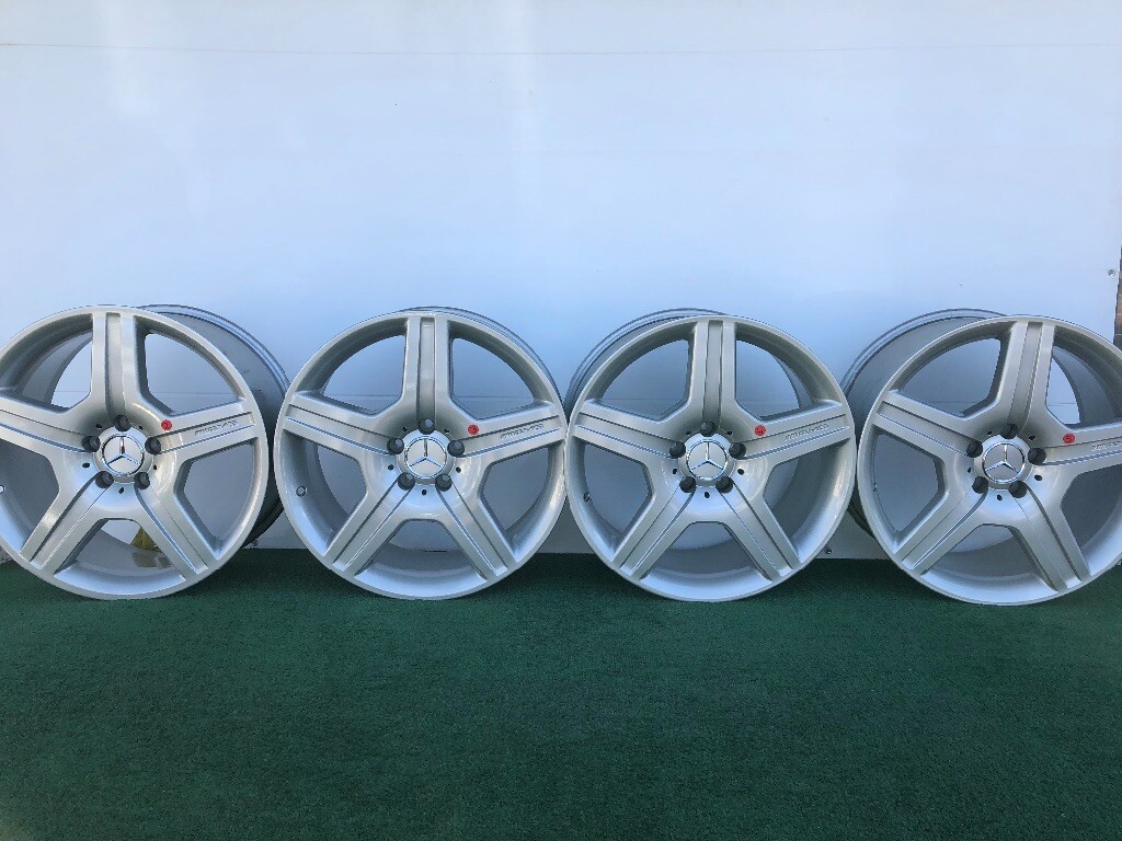 MERCEDES BENZ S550 S600 S63 AMG 19" GENUINE FACTORY OEM SILVER WHEELS ...