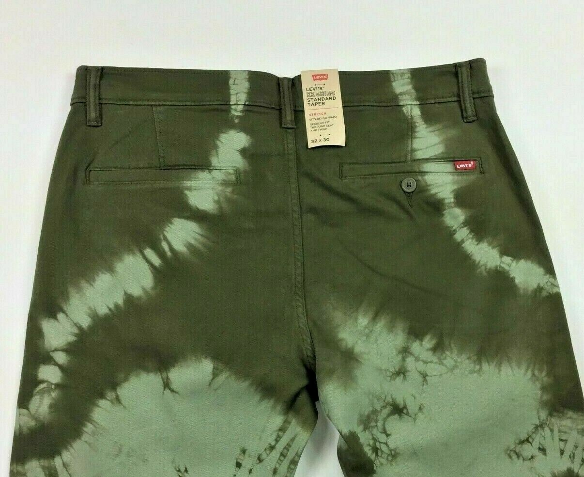 Levi's Levis Military Army Rope Tie Dyed Standard Taper Chino Soldier ...