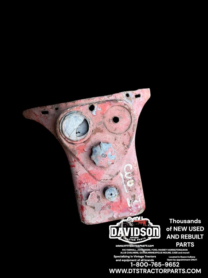 Farmall Cub IH Tractor ORIGINAL dash panel gas tank support w/ switches ...