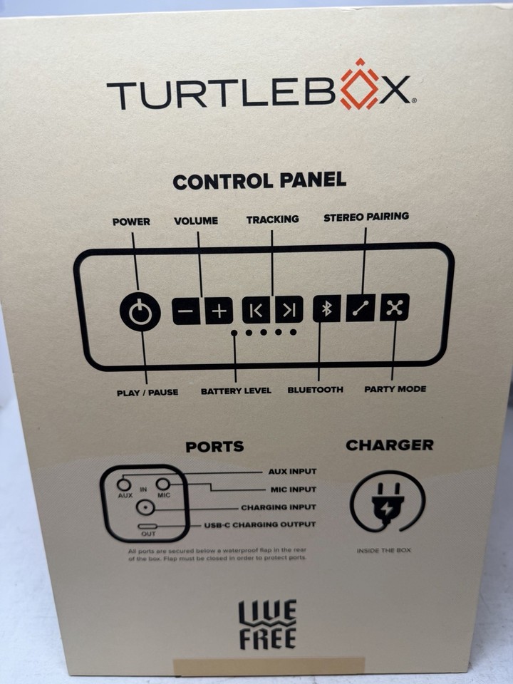 Turtlebox Grande Outdoor Speaker – Waterproof, Rugged, 126dB - Gray 🔥 ...