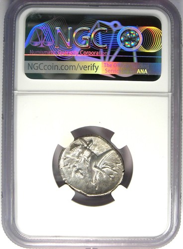Calabria Taras AR Didrachm Silver Coin 302-280 BC - Certified NGC ...