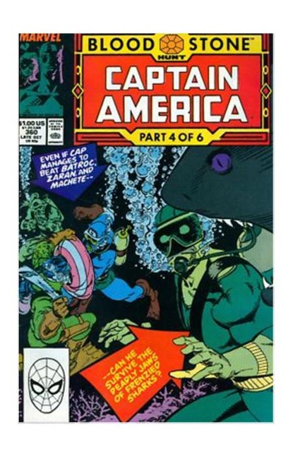 Captain America #360 (Oct 1989, Marvel) for sale online | eBay