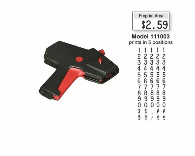 Monarch Specialties Line Price Gun - Black (1110-03) for sale online | eBay