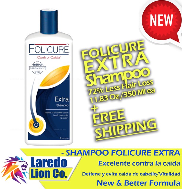 FOLICURE Extra Shampoo for Fuller Thicker Hair - 11.8oz for sale online ...