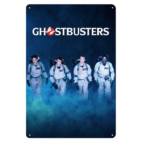 Ghostbusters Retro Horror Movie Metal Poster Tin Sign - 20x30cm Plate ...