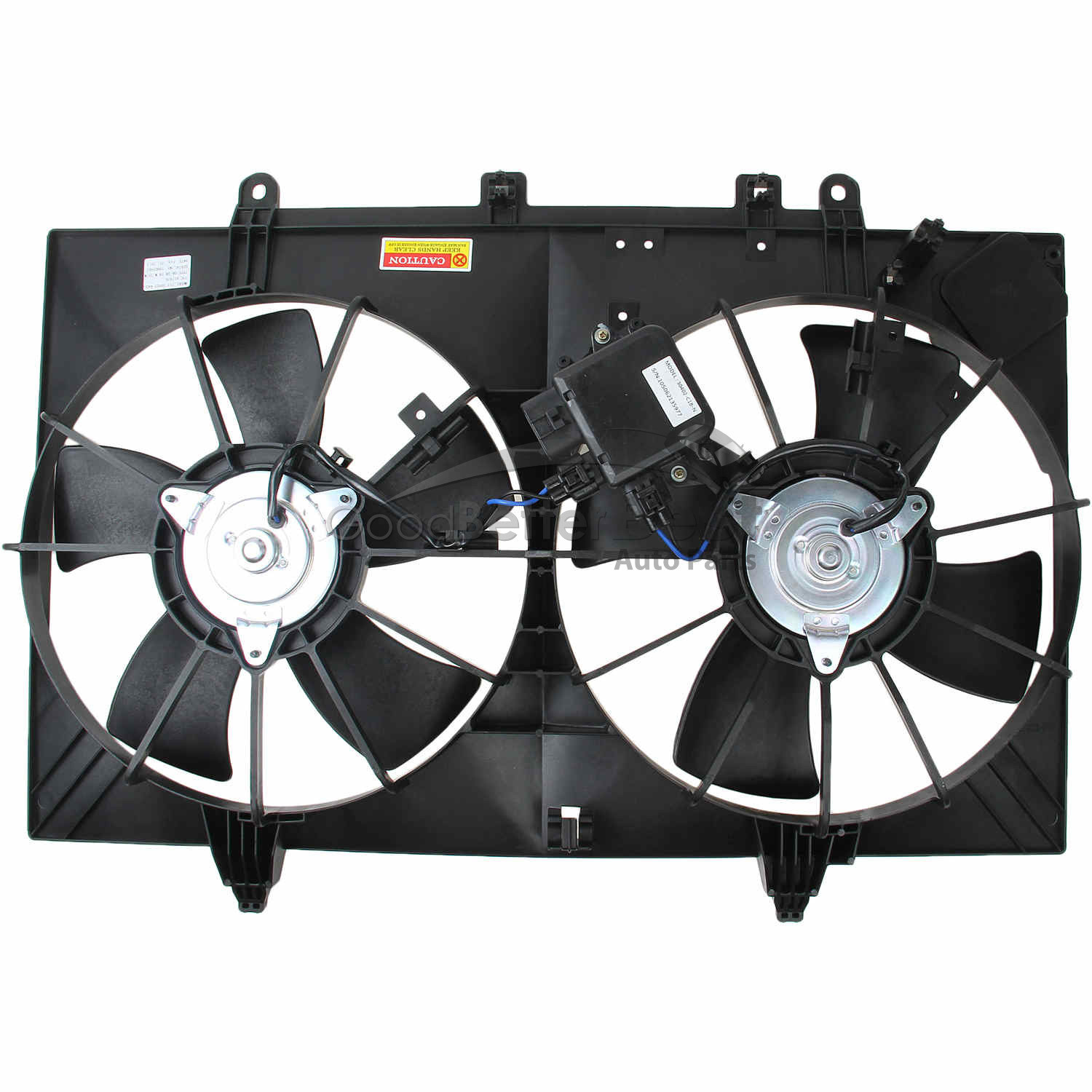 One New TYC Dual Radiator and Condenser Fan Assembly 621870 for ...