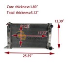 2-Rows Radiator For VW Scirocco / Pro Stock Style Drag RACING Use Full ...