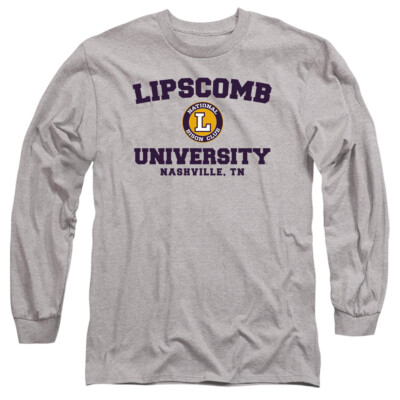 Lipscomb University Adult Long Sleeve T-Shirt Circle, Athletic Heather ...