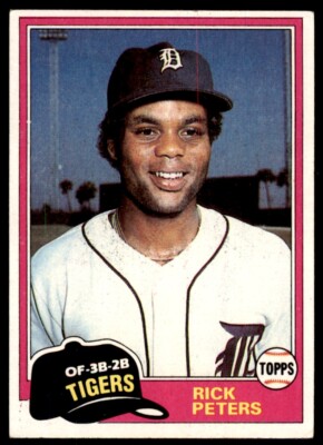 1981 Topps Rick Peters Rookie . Detroit Tigers #177 | eBay