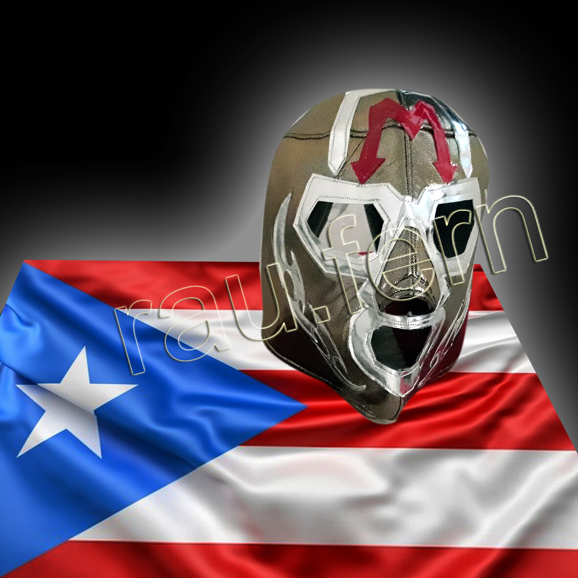 Wrestling mask. Puerto Rico legends Mil Muertes Cibernetico. | eBay