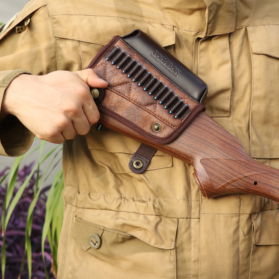 Tourbon 10/22 Ruger Shooting Cheek Rest Riser.22LR/17HMR Shell Rifle ...