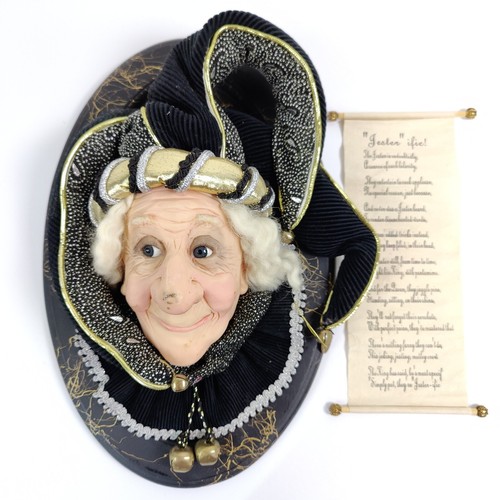 JKC Jacqueline Kent Collection 2003 Jester Face 386 Old Woman Witch ...