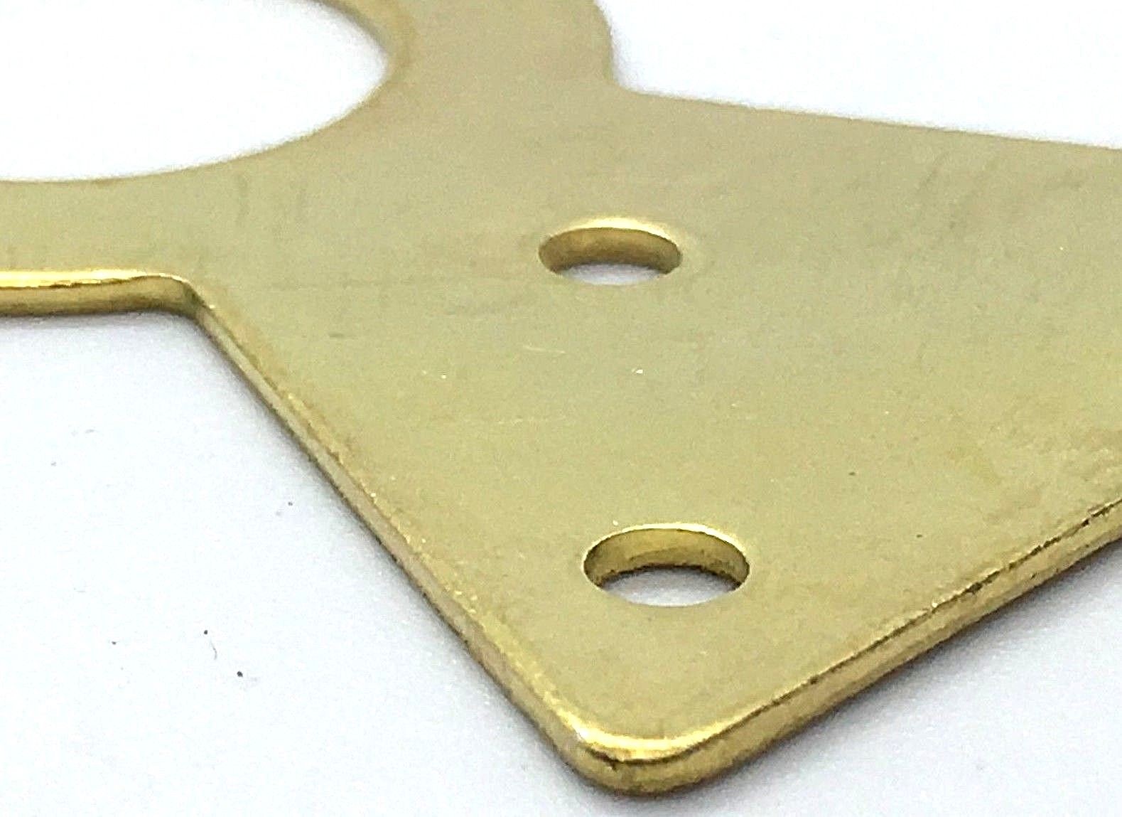 6 x Clock Hanging Hook Brass Fixing Plates Hanger Hook Will Hold 30kg ...