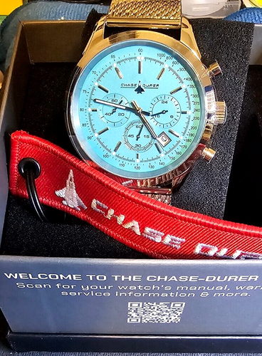 new Chase Durer Men 45mm, Turquois (CDW-0122), VD53 Japan Beautiful ...