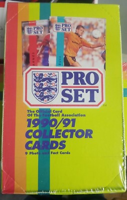 1990-91 Pro Set Soccer Collector Cards Factory Sealed Box | eBay