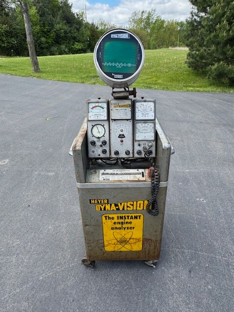 Vintage Heyer Dyna-Vision Engine Analyzer Oil Gas Service Station Tool ...