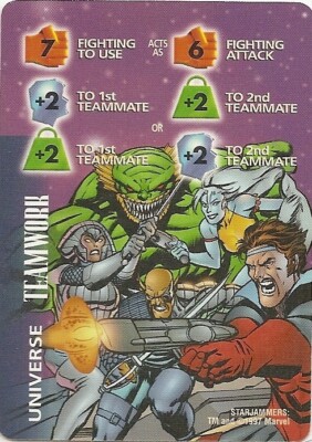 Marvel OVERPOWER TEAMWORK 7F IS+2 +2 Starjammers - Monumental | eBay