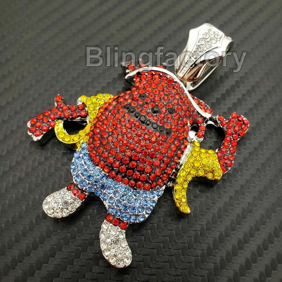 Iced Large KOOL AID MAN Pendant & 30" 36" Franco Chain Fashion Hip Hop ...