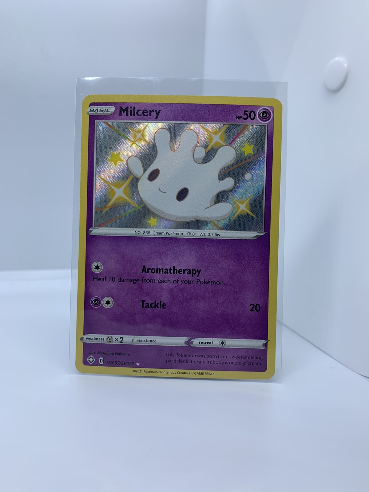 Milcery SV057/SV122 Pokemon Shining Fates Shiny Holo Rare NM | eBay