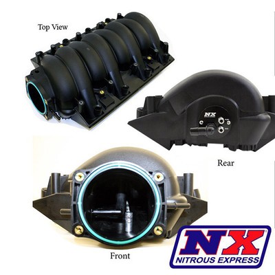 INTAKE013 Nitrous Express Factory LS3 Intake w/ Hidden Nitrous Spray ...