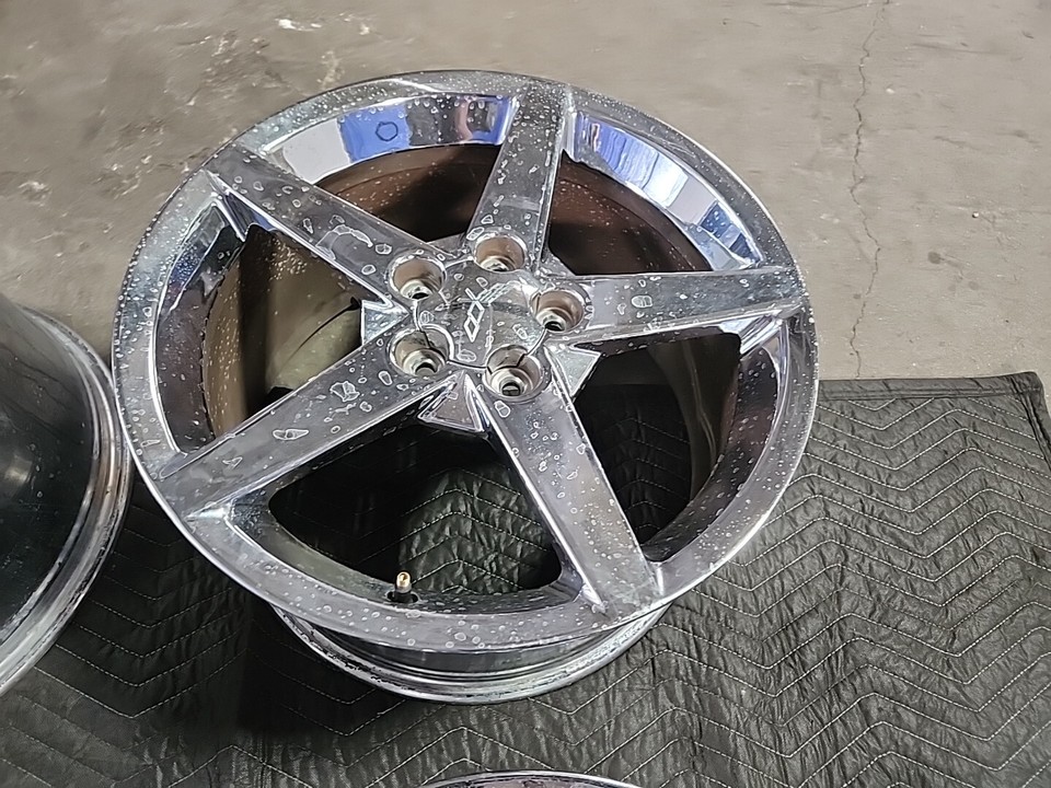 Chevy C6 Corvette 5 Spoke Wheel Set 4x 18x8.5 19x10 Oem Used #627 | eBay