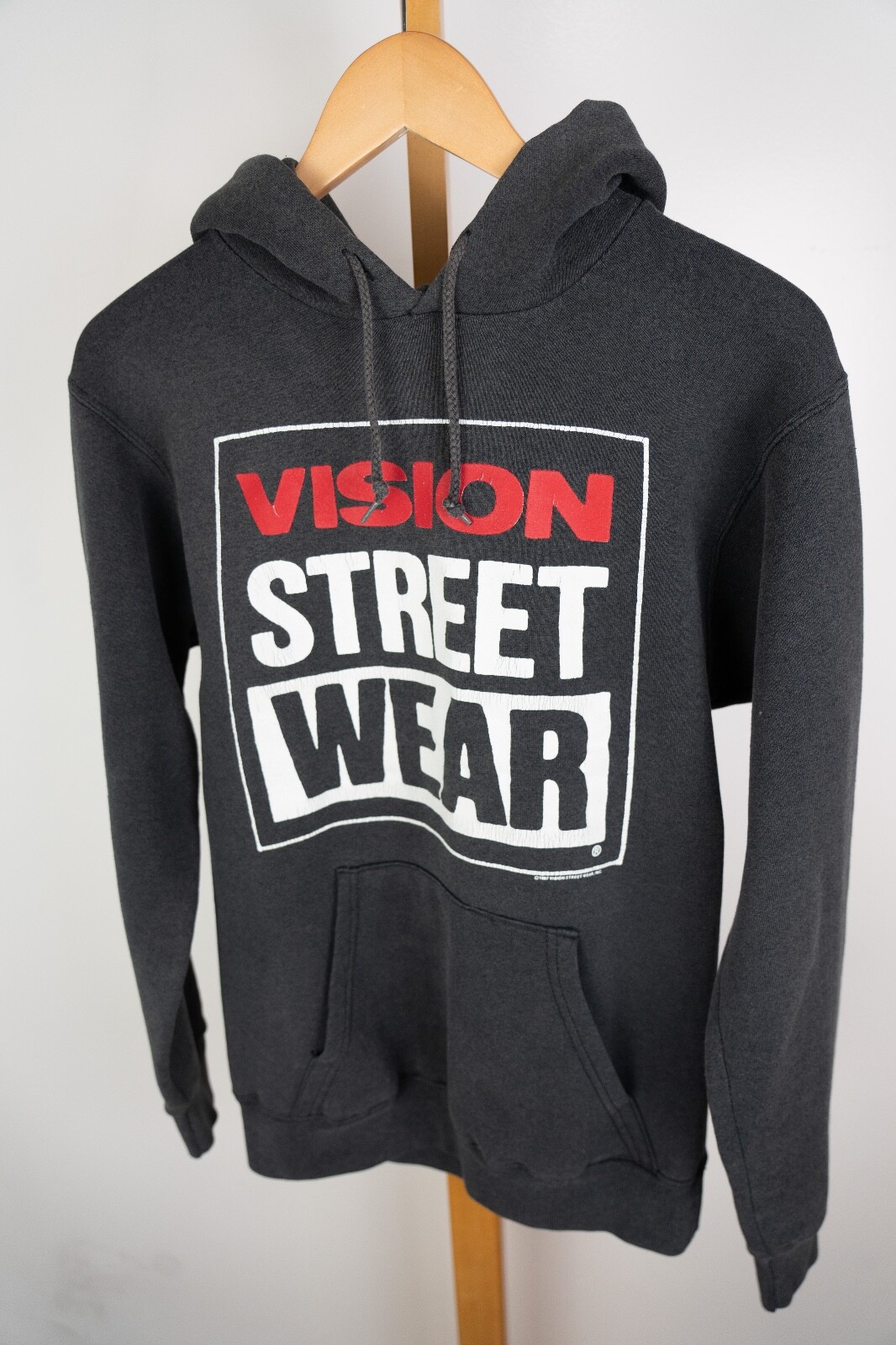 Original Vision Street Wear 1987 Hoodie Men’s M Black… - Gem