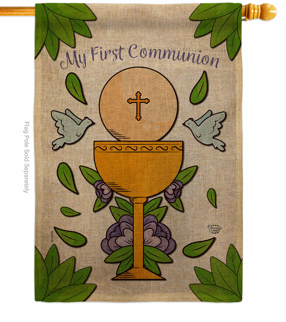My Holy Communion Buralp Garden Flag Faith Decorative Gift Yard House ...