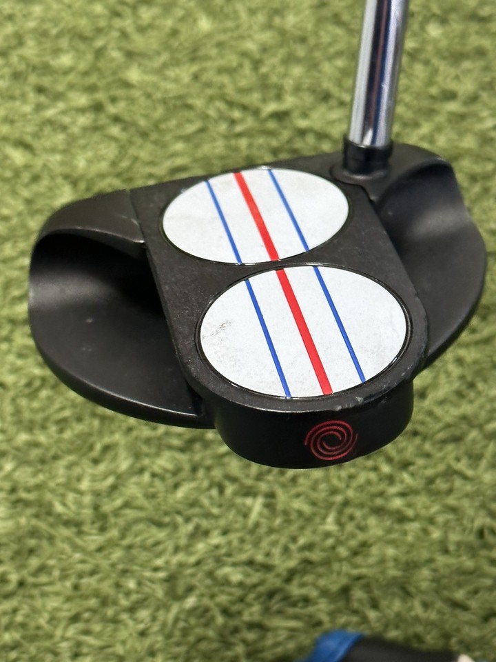 Odyssey Triple-Track 2 Ball LEFT HAND Golf Putter. HallowedGolf.com ...