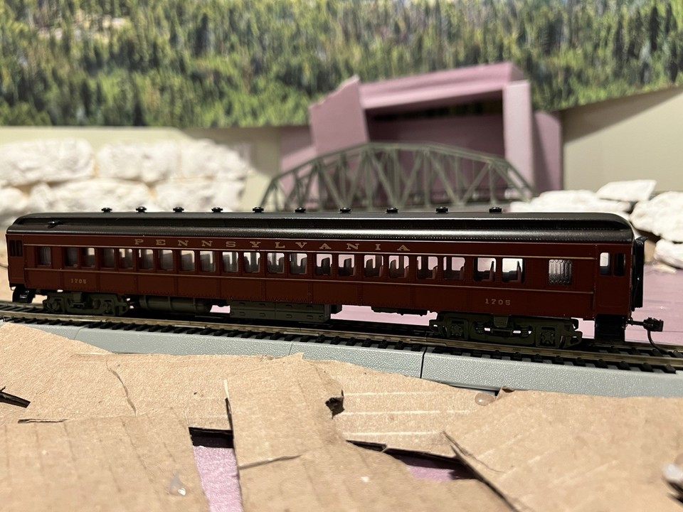Bachmann HO Scale Pennsylvania Railroad Passenger Coach Car #1705 ITEM ...
