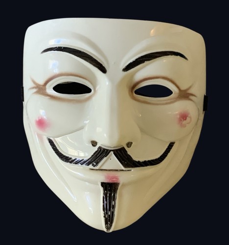 V for Vendetta Anonymous Hacker Guy Fawkes Protest Halloween Masquerade ...