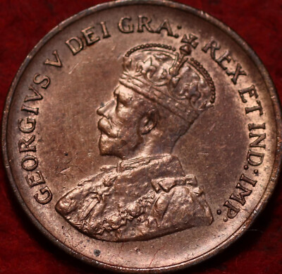 Uncirculated 1933 King George V One Cent Coin Canada | eBay