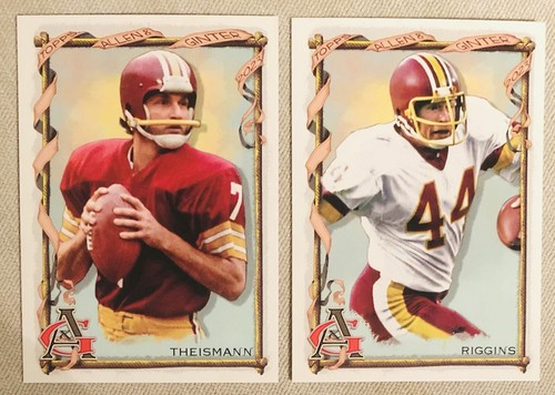 2023 Topps Allen & Ginter Composite REDSKINS Joe Theismann & John ...