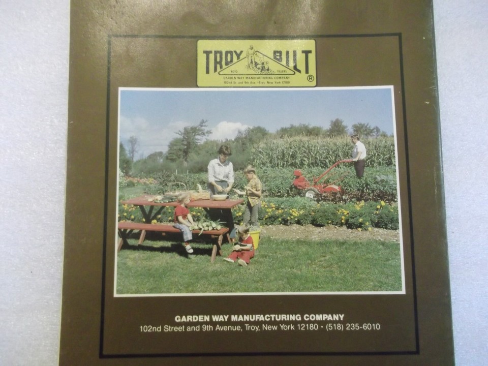 Troy-Bilt PTO Horse Roto Tiller OWNER'S MANUAL Pub. 1985 Used | eBay