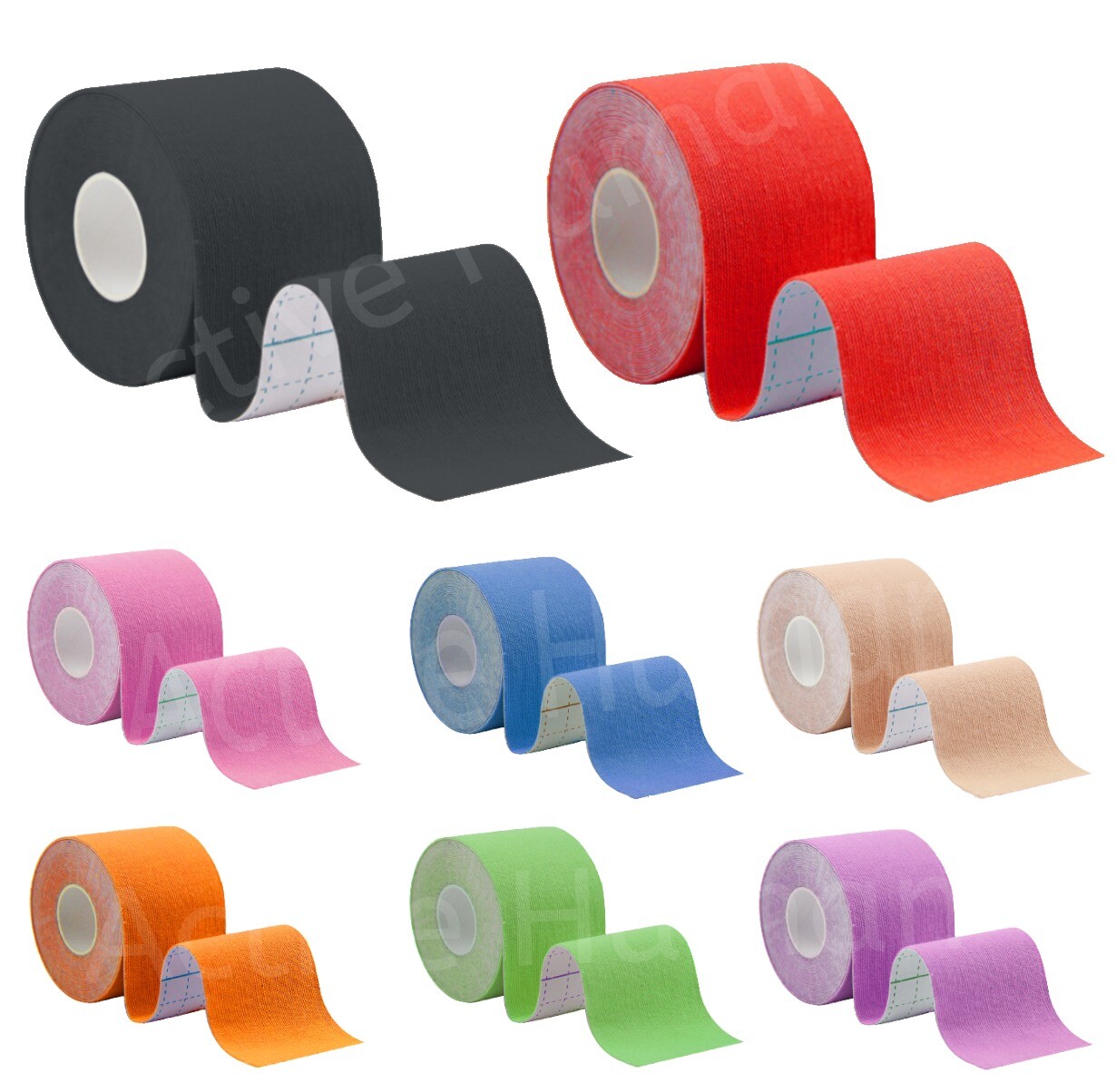 Kinesiology Tape Sports Injury Tape 1 3 6 12 Rolls 5cm KT Physio Muscle ...