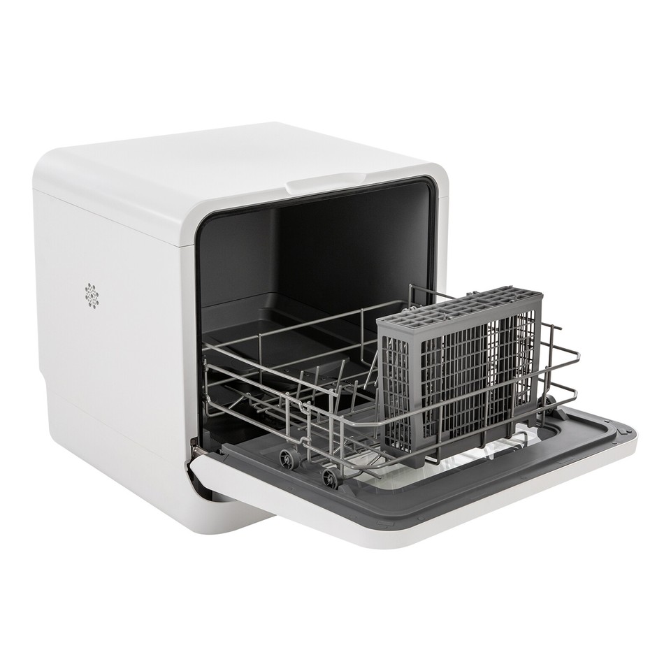 Compact Countertop Mini Dishwasher Portable with Water Tank Leak-Proof ...