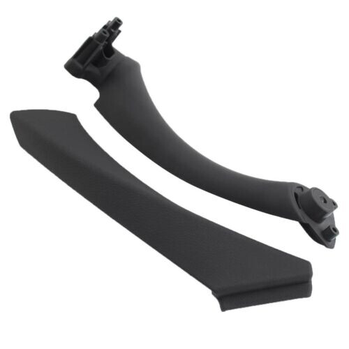 Right Inner Door Panel Handle & Outer Pull Trim Cover Black RH-BMW ...