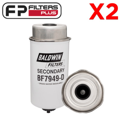 2 x BF7949-D Baldwin Fuel Filter - John Deere some 4045 Engines ...