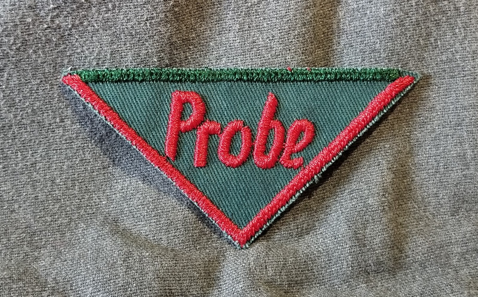 LMH Patch Badge PROBE Red on Military Green USMC Marine Army Insignia ...
