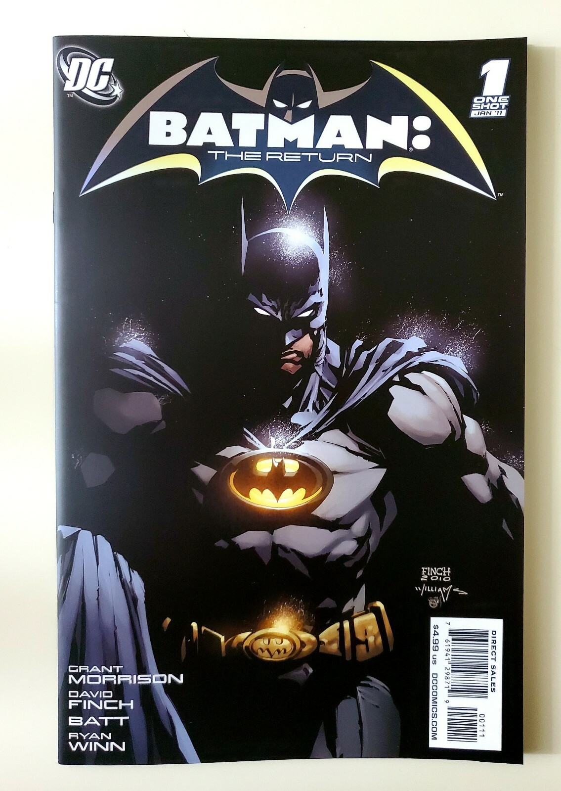 Batman The Return #1 • DC 2011 • NM Unread • 1st Leviathan/1st Heretic ...