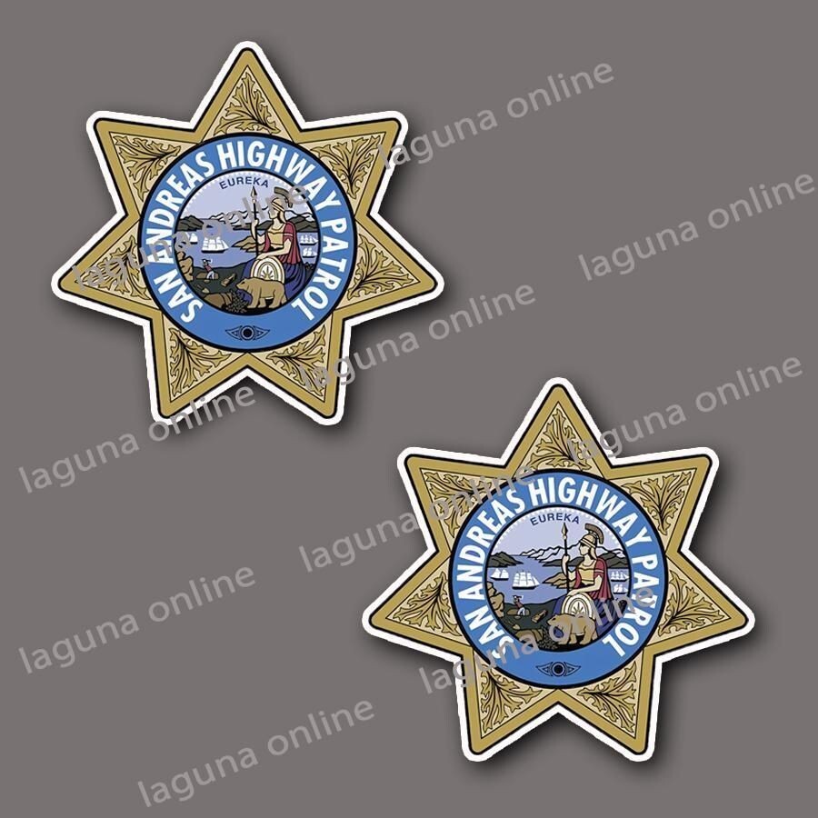 california highway patrol Logo Gloss Weatherproof Decal Sticker 2 | eBay