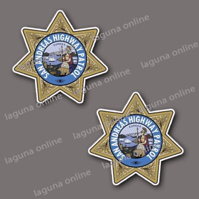 california highway patrol Logo Gloss Weatherproof Decal Sticker 2 | eBay