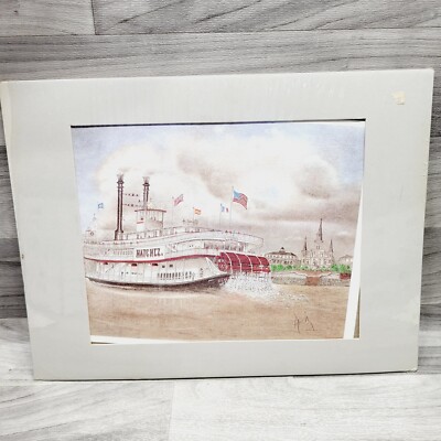 Gallery Print of Sternwheeler Steamboat NATCHEZ by Archie Boyd (Arch ...