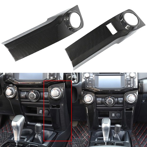 Carbon Fiber Air Conditioner Control Cover Trim Bezel For Toyota ...